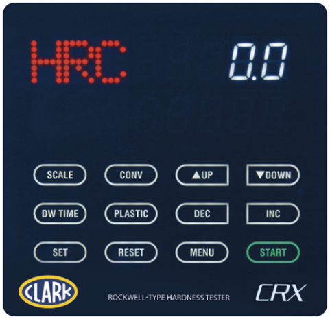 Rockwell Hardness Tester CRX - Clark Instruments - Sun-Tec Corporation